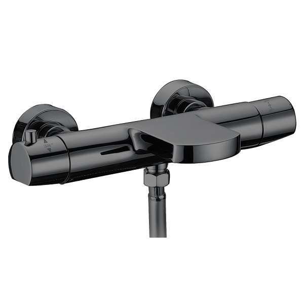Wolfsburg Gero badkraan gunmetal DONKER grijs thermostatisch met ...