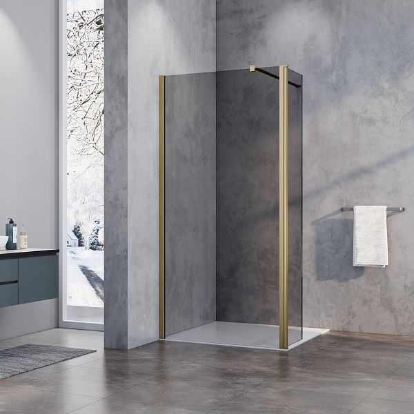 Trisline Walk-In new inloopdouche met draaideel 80+37x200cm, incl ...